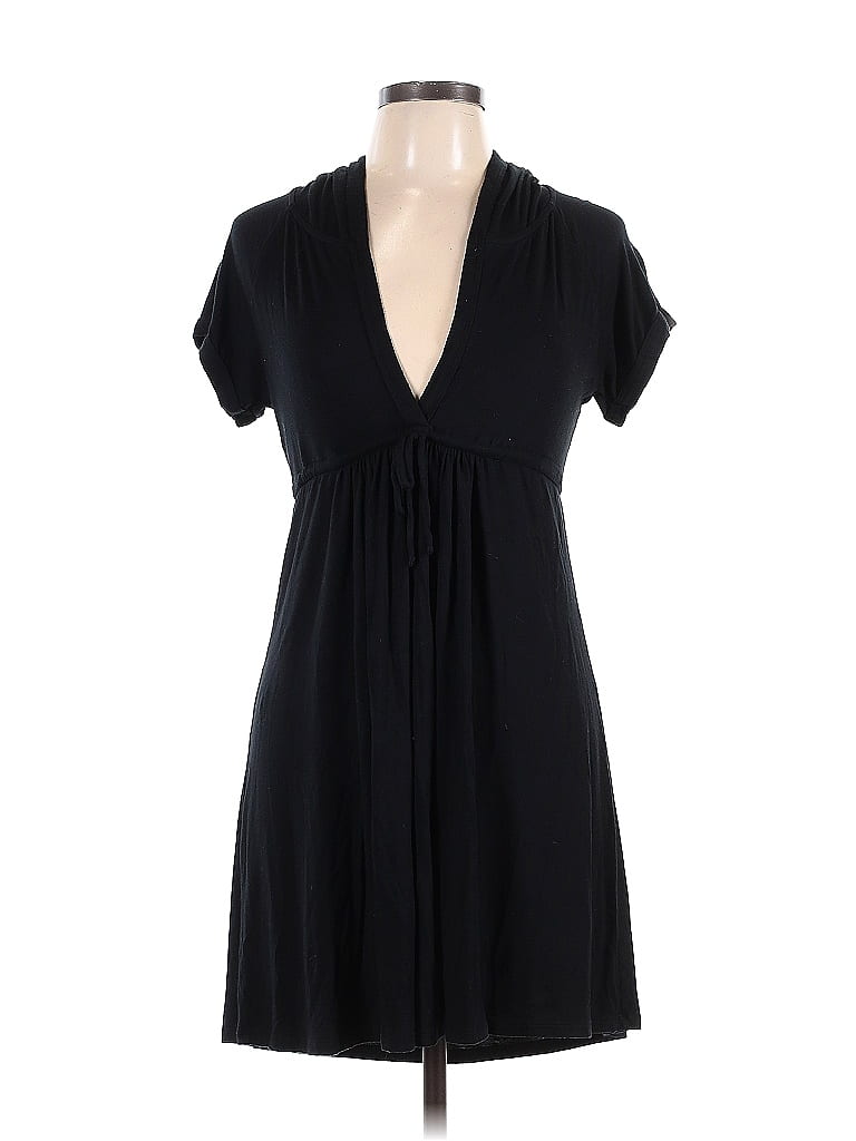 Robin Piccone Solid Black Casual Dress Size L - 83% off | ThredUp