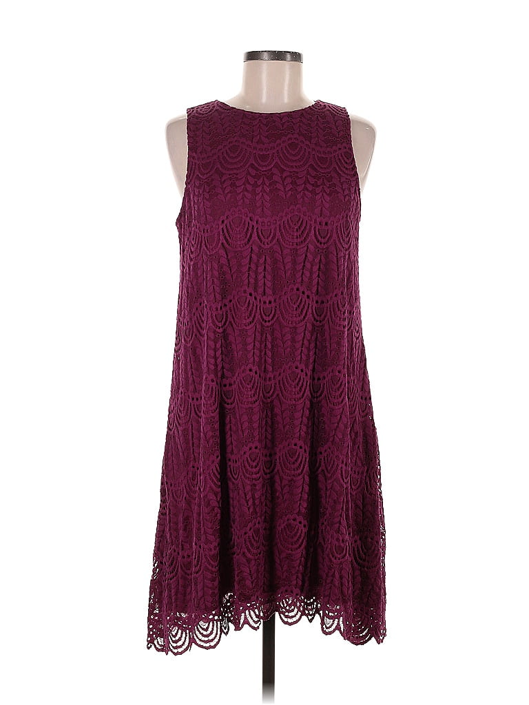 Sharagano Burgundy Casual Dress Size 6 - 70% off | ThredUp