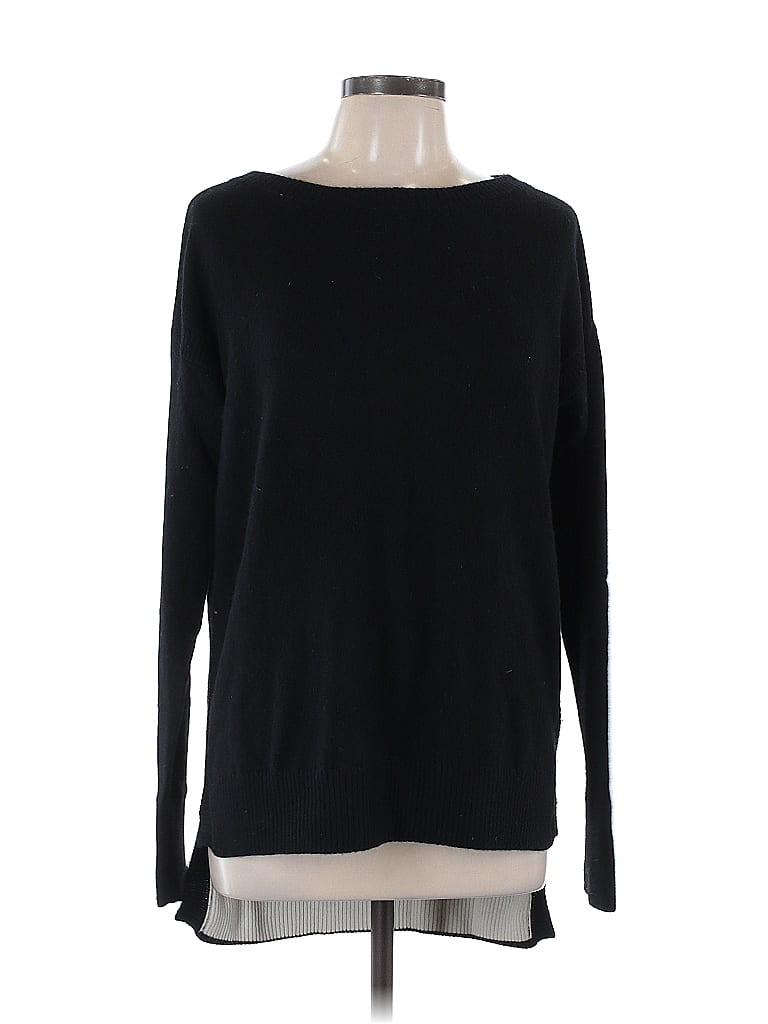 Magaschoni 100% Cashmere Black Cashmere Pullover Sweater Size L - 81% ...