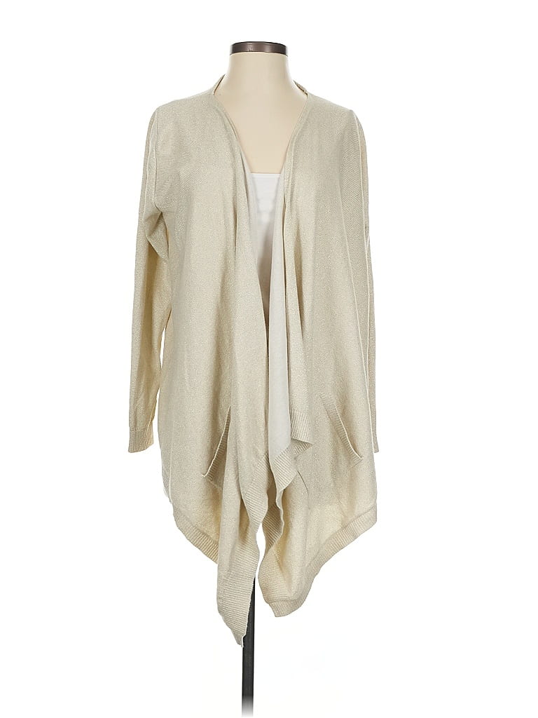 Banana Republic Factory Store Ivory Tan Cardigan Size M - 75% off | ThredUp