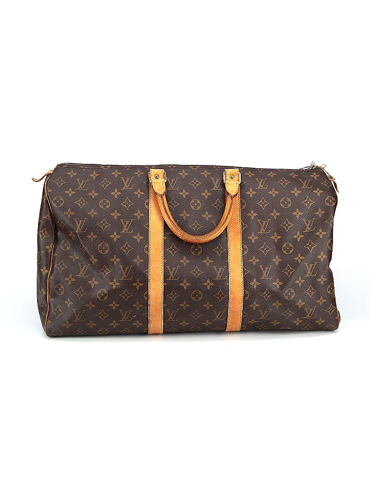Louis Vuitton 100% Coated Canvas Brown Vintage Keepall 50 Weekender One Size - 59% off | ThredUp