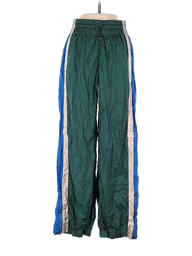 FP Movement 100% Polyamide Color Block Green Track Pants Size S - 59% ...