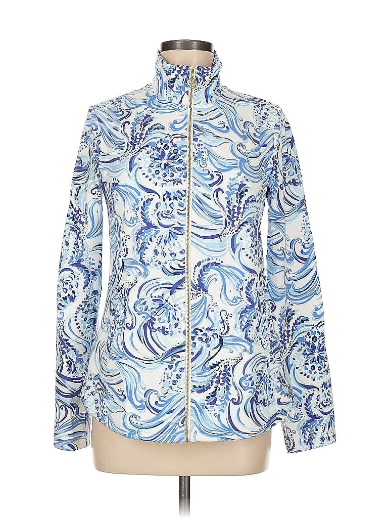 Lilly Pulitzer Paisley Blue Track Jacket Size M - 68% off | ThredUp