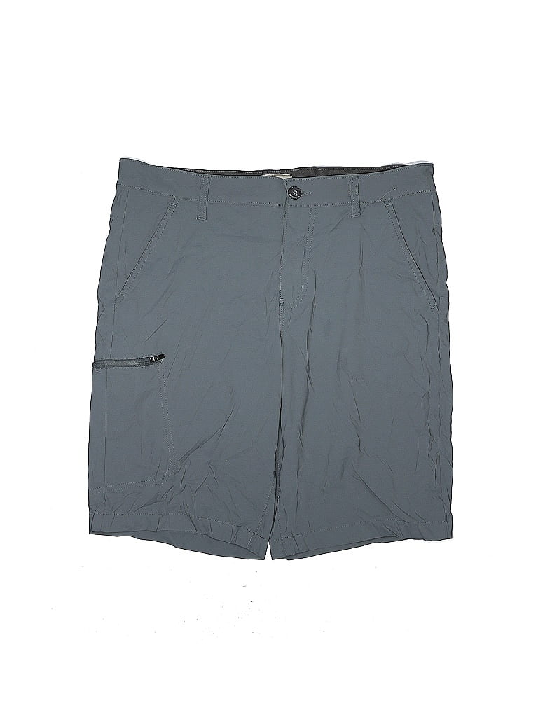 Weatherproof Solid Gray Cargo Shorts 32 Waist - 50% off | ThredUp