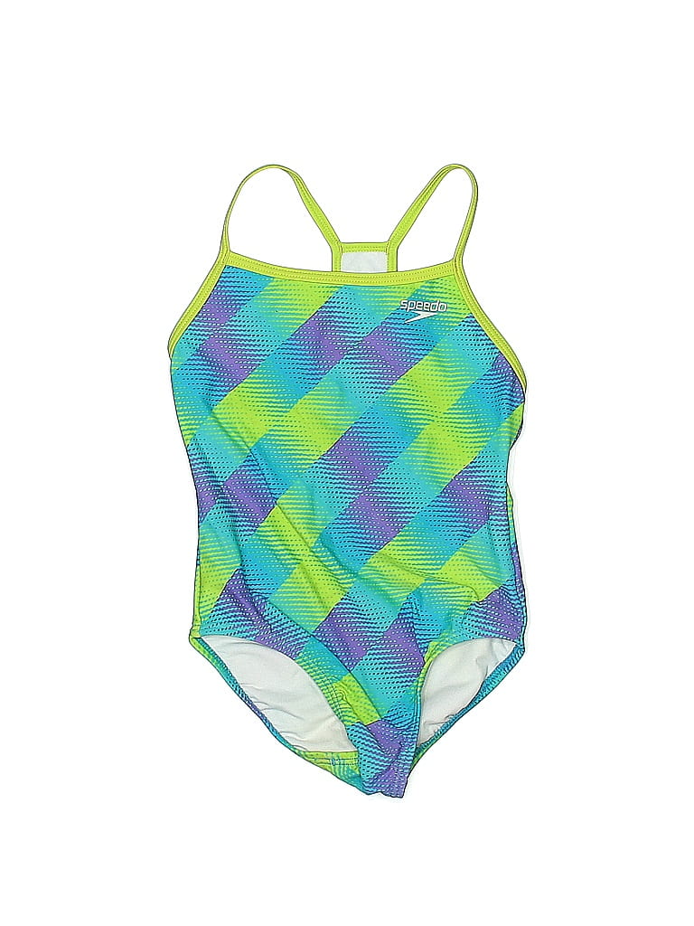 Speedo Argyle Green One Piece Swimsuit Size 5 - 15% off | ThredUp