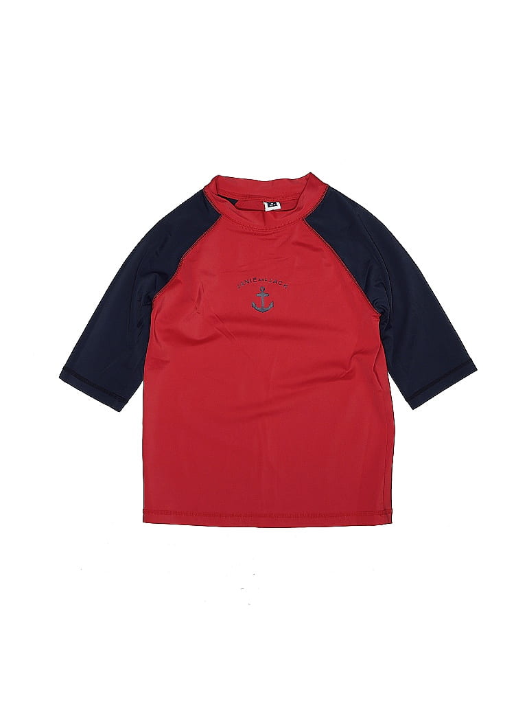 Janie and Jack Red Rash Guard Size 5 - 54% off | ThredUp