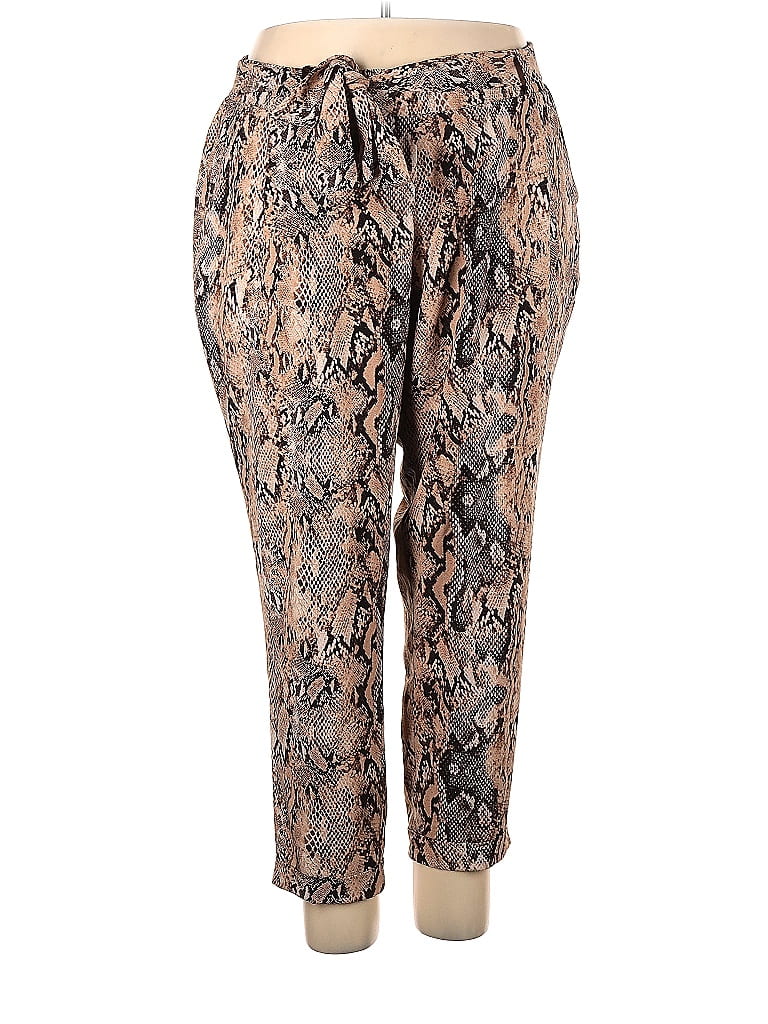 Torrid Animal Print Gold Casual Pants Size 3X Plus (3) (Plus) - 65% off ...