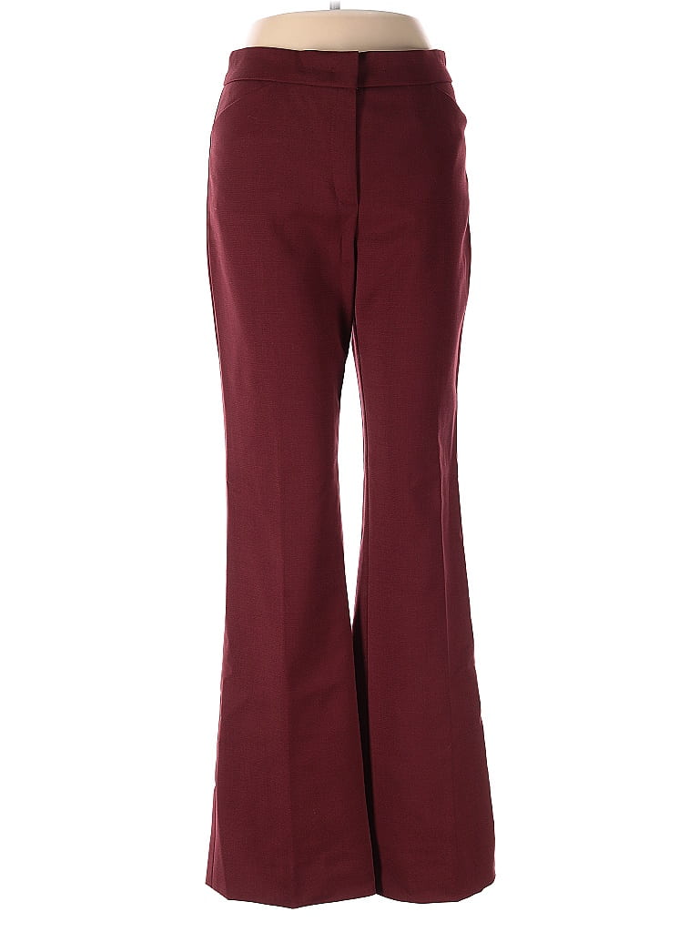 Escada Burgundy Wool Pants Size EU 36 / US 6 - 87% off | ThredUp