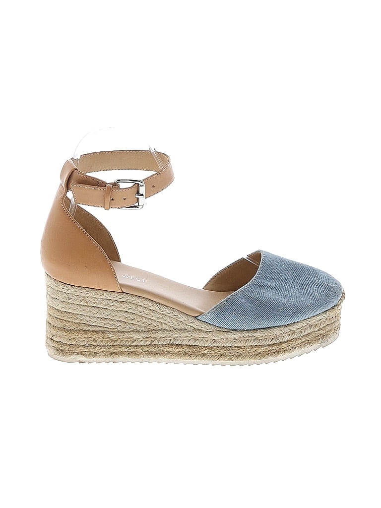 Nine West Color Block Blue Wedges Size 7 - 67% off | ThredUp