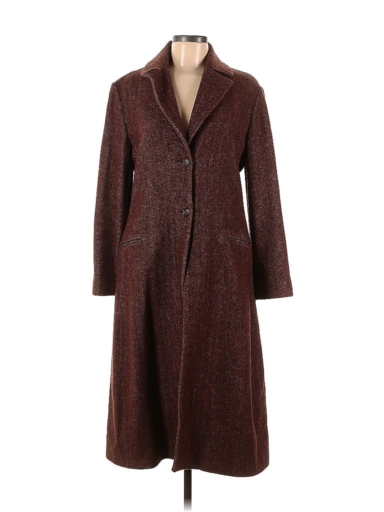 Piazza Sempione Burgundy Wool Coat Size EU (IT) 44 / US 8 - 86% off ...