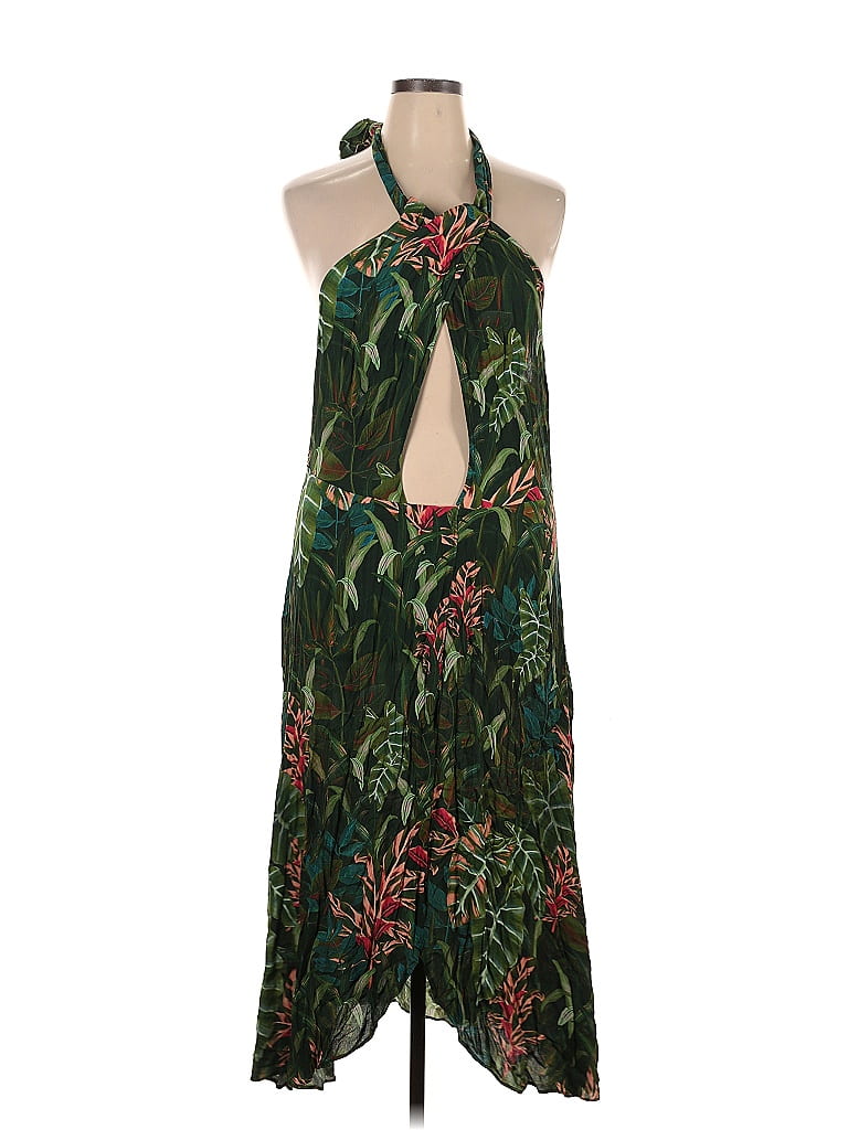 FARM Rio 100% Viscose Tropical Green Cocktail Dress Size XL - 47% off ...