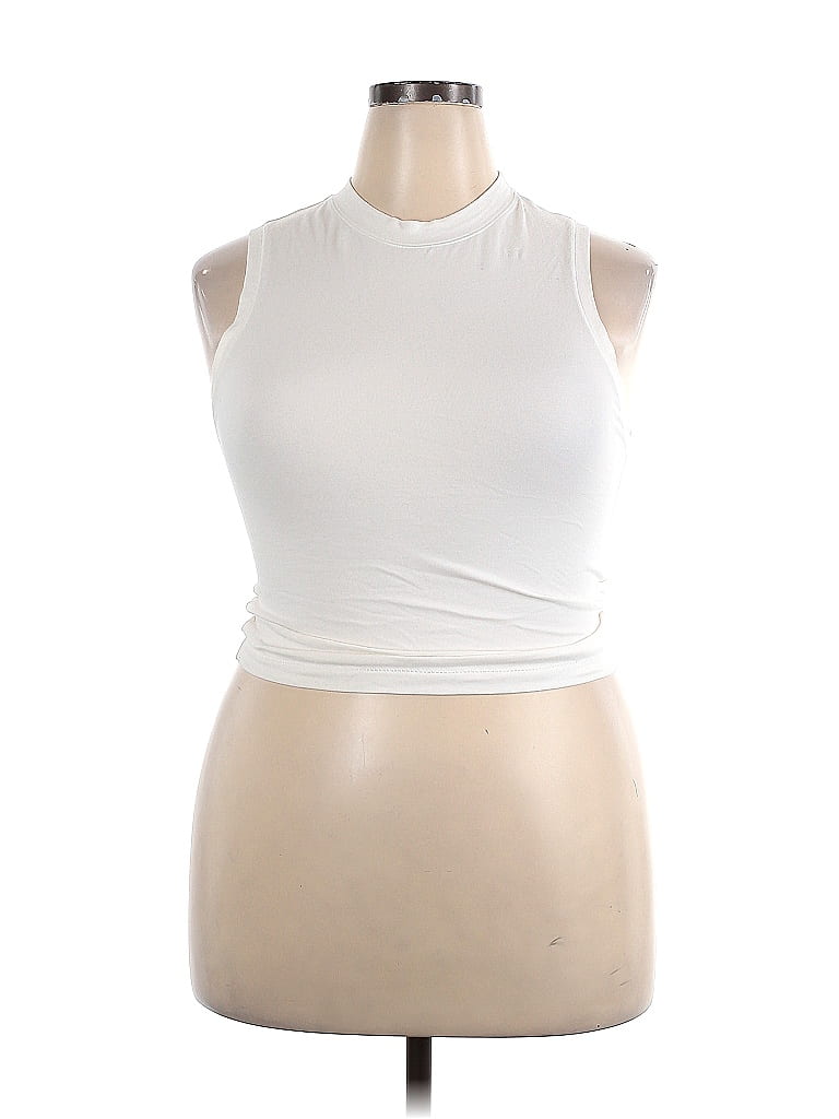 SKIMS White Tank Top Size 3X (Plus) - 44% off | ThredUp