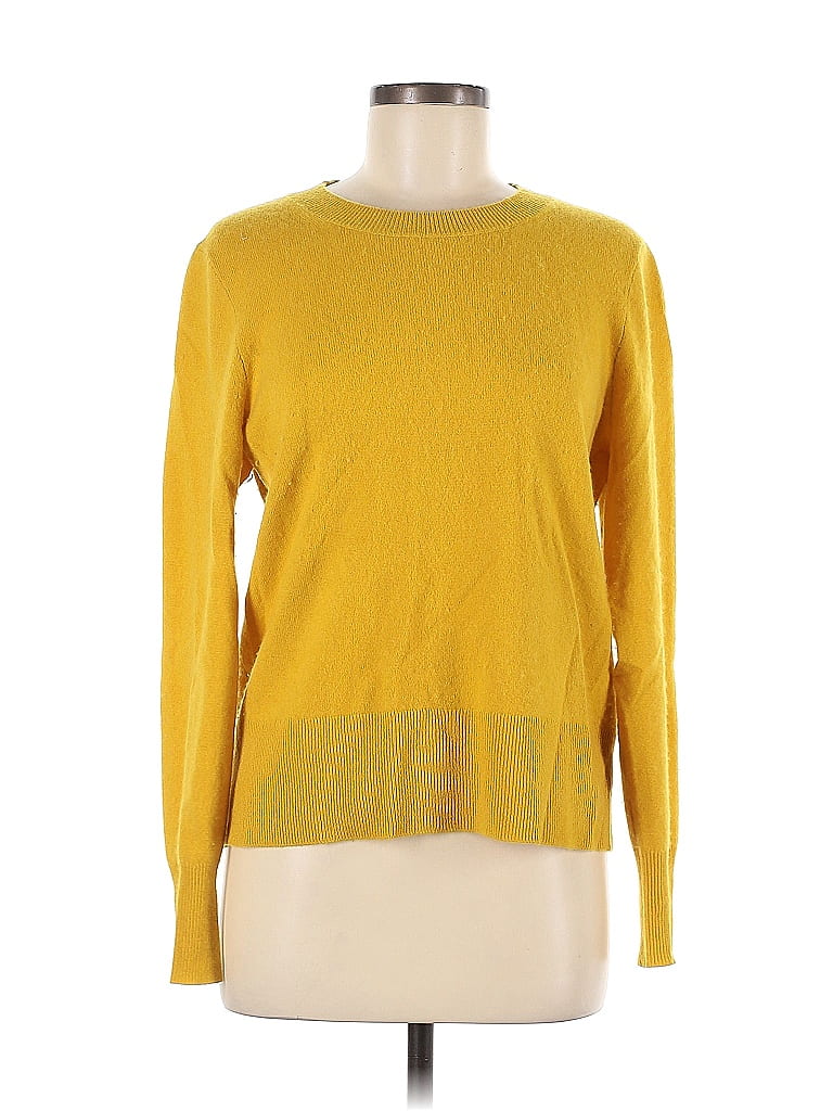 J.Crew 100% Cashmere Yellow Cashmere Pullover Sweater Size M - 73% off ...