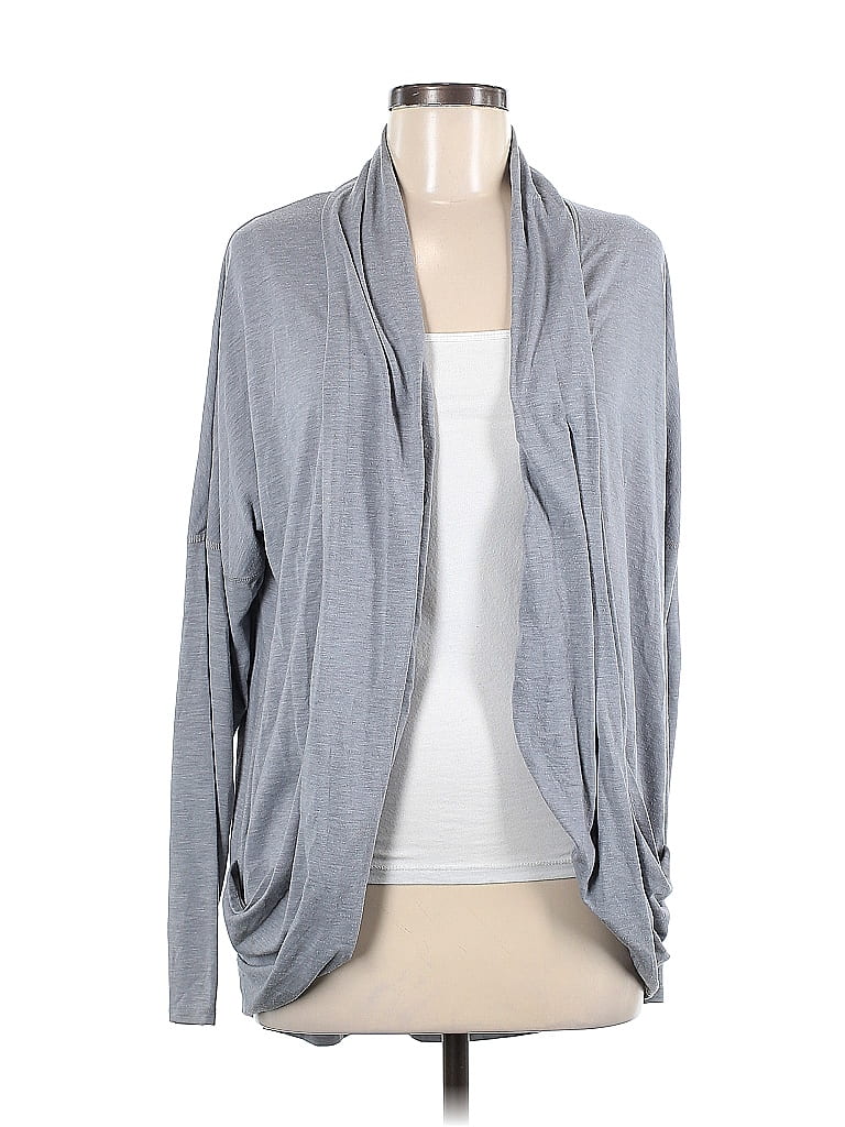 lucy 100% Spandex Gray Cardigan Size Med (Estimated) - 65% off | ThredUp