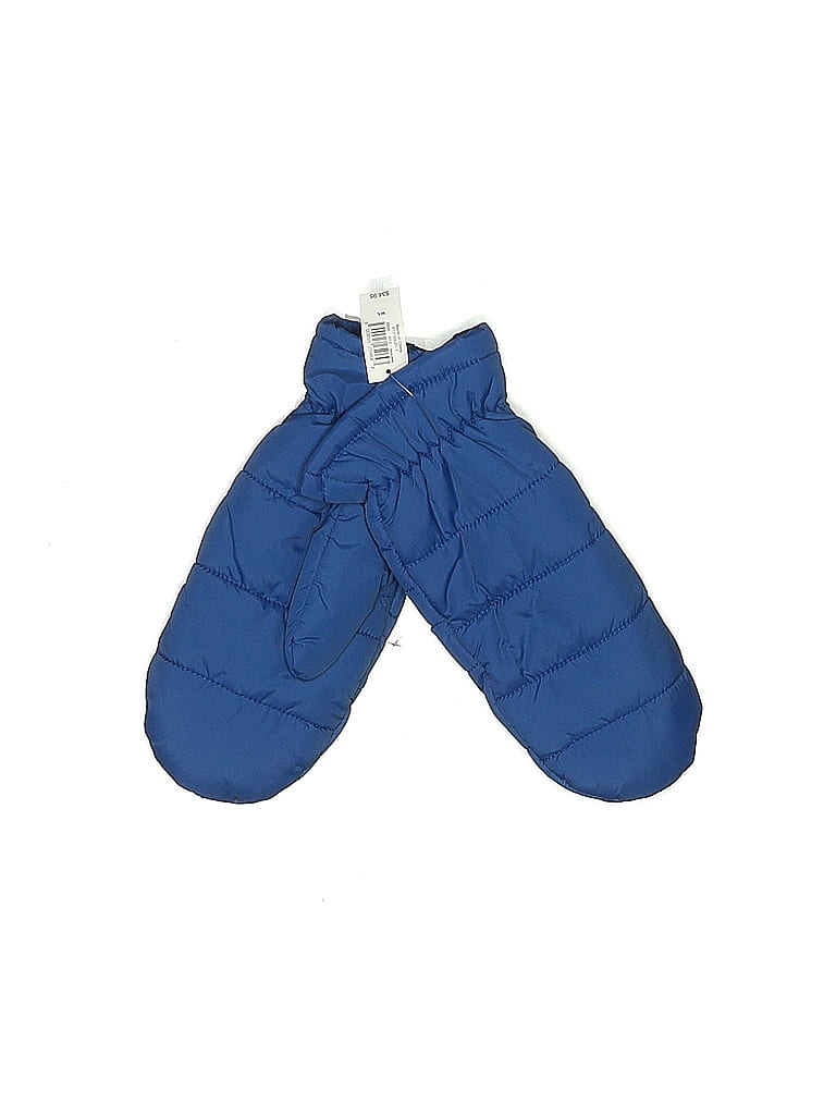 Gap 100% Nylon Blue Mittens Size Med - Lg - 64% off | ThredUp
