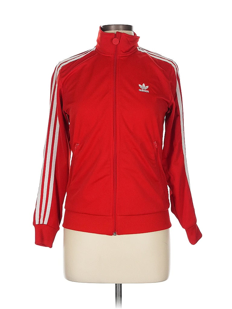 Adidas Red Track Jacket Size L - 67% off | ThredUp