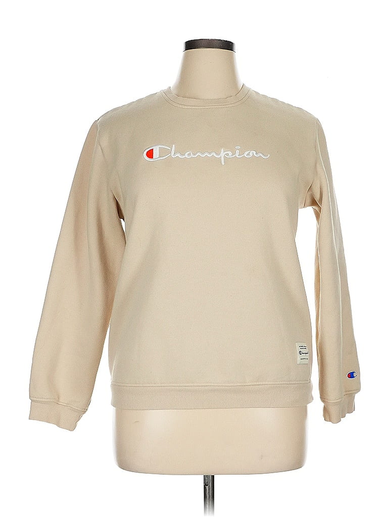 Champion Tan Sweatshirt Size XL - 48% off | ThredUp