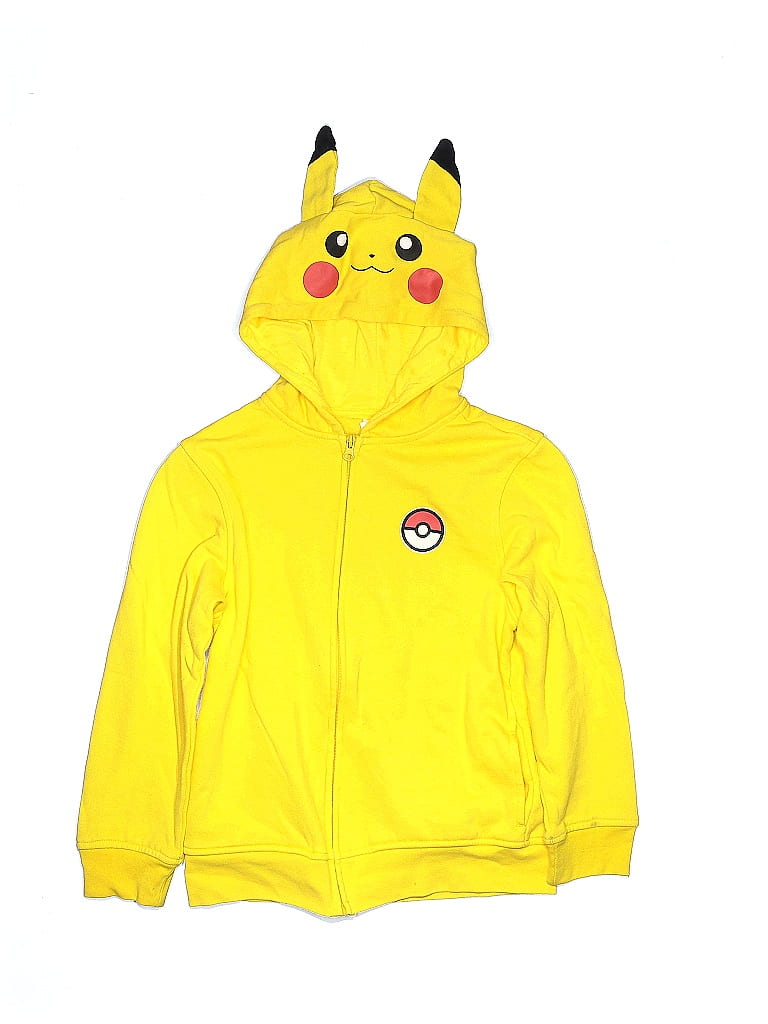 Pokemon Yellow Zip Up Hoodie Size 8 - 18% off | ThredUp