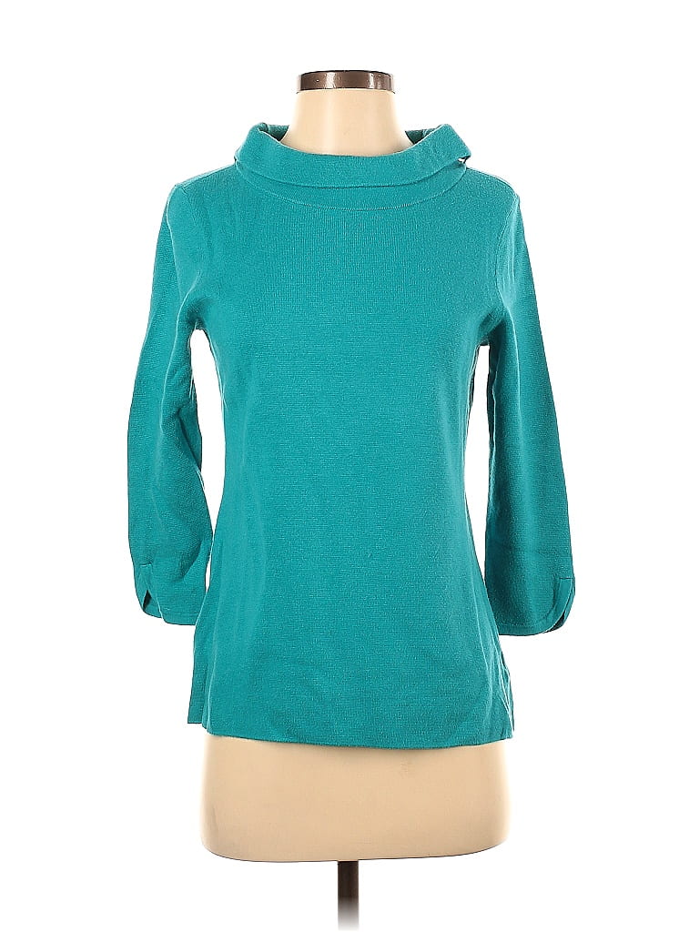 Talbots Outlet Teal Turtleneck Sweater Size S - 44% off | ThredUp
