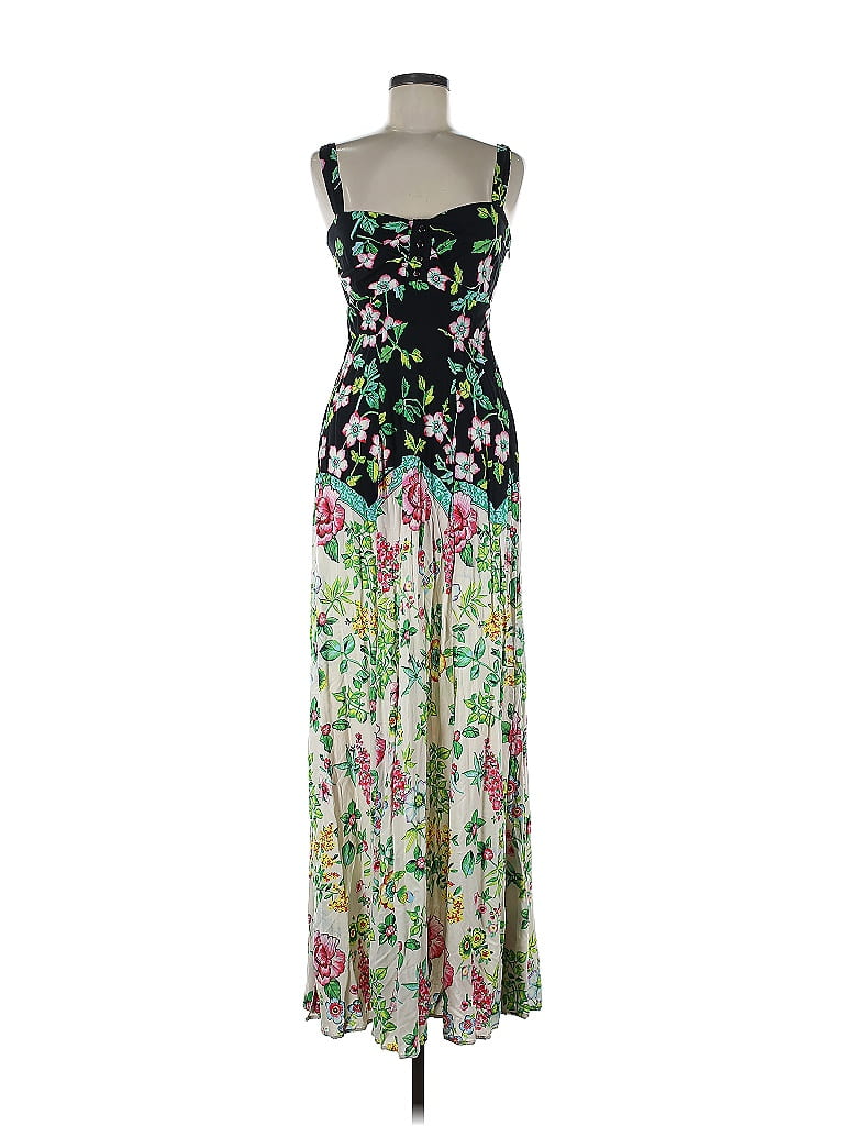 FARM Rio 100% Viscose Floral Green Cocktail Dress Size M - 63% off ...
