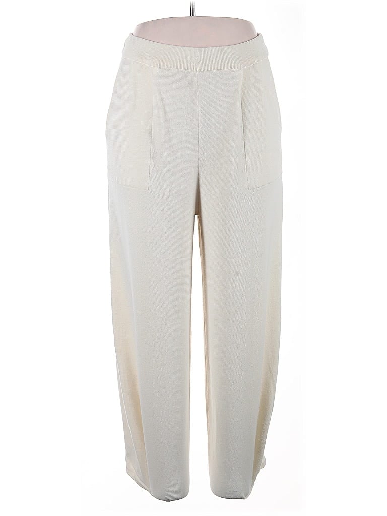 FP BEACH Solid Ivory Casual Pants Size XL - 56% off | ThredUp