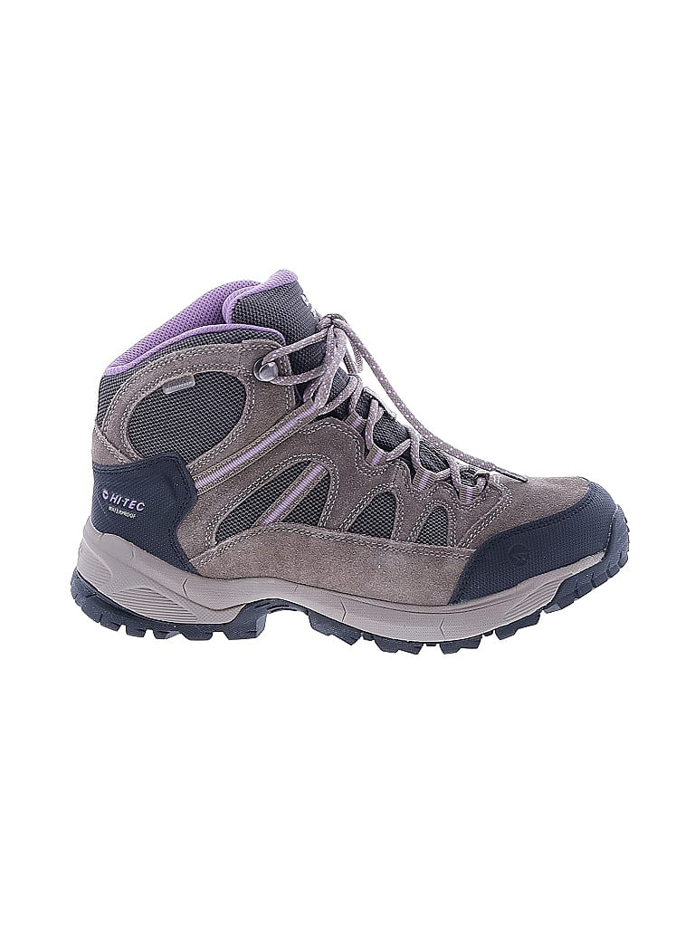 Hi-Tec Purple Tan Ankle Boots Size 9 - 48% off | ThredUp
