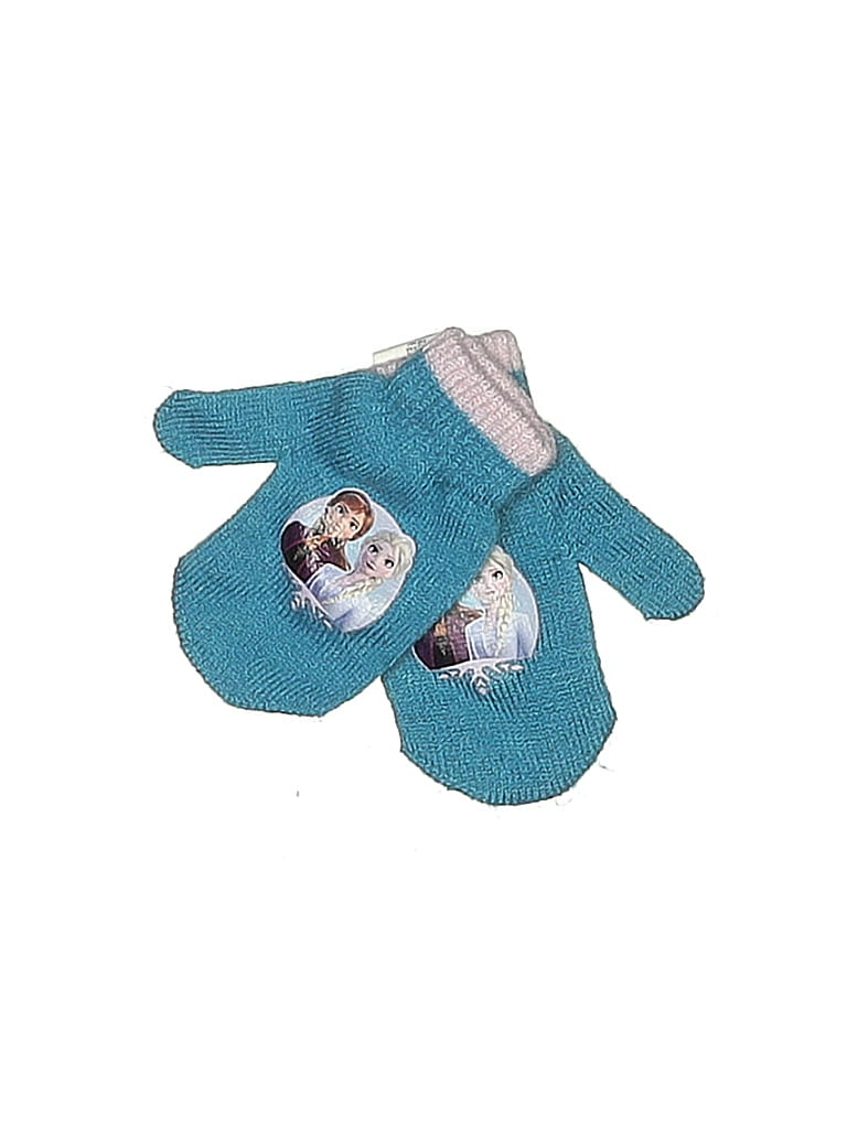 Disney 100% Acrylic Teal Blue Mittens One Size (Tots) - 33% off | ThredUp