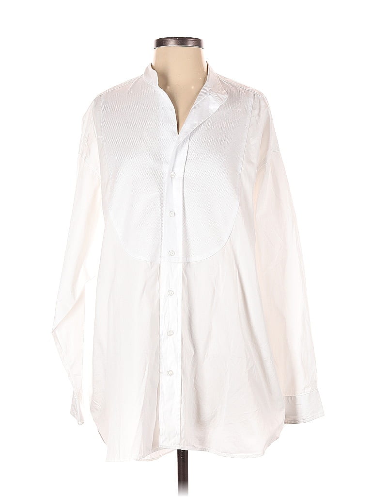 Frank & Eileen 100% Cotton White Long Sleeve Button-Down Shirt Size S - 76% off | ThredUp