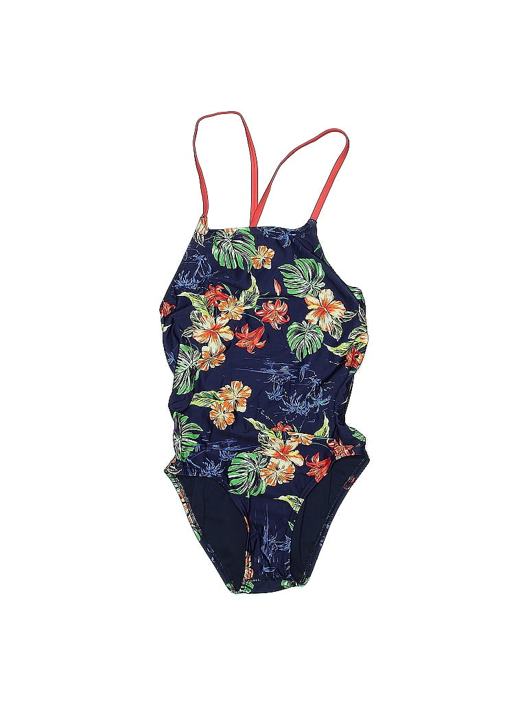 Speedo Floral Blue One Piece Swimsuit Size Med (34) - 45% off | ThredUp