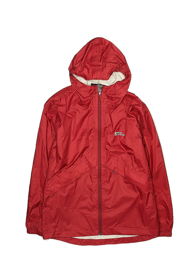 Red Ledge 100% Nylon Solid Red Windbreaker Size L (Youth) - 64% off ...