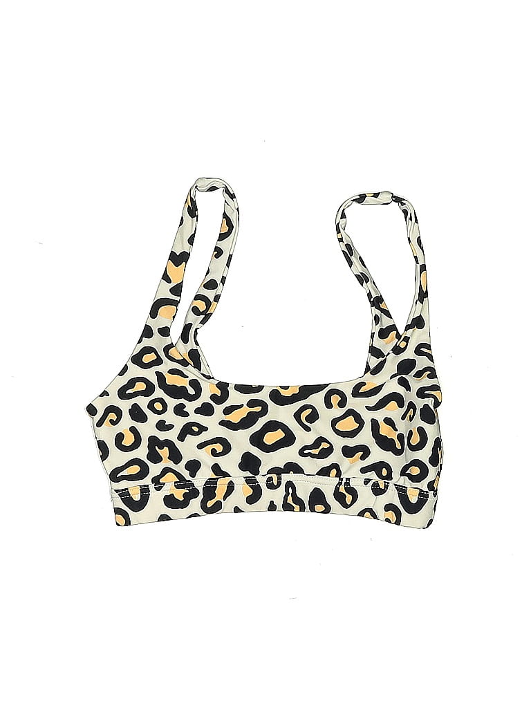 Infamous Swim Animal Print Ivory Swimsuit Top Size S - 70% off | ThredUp