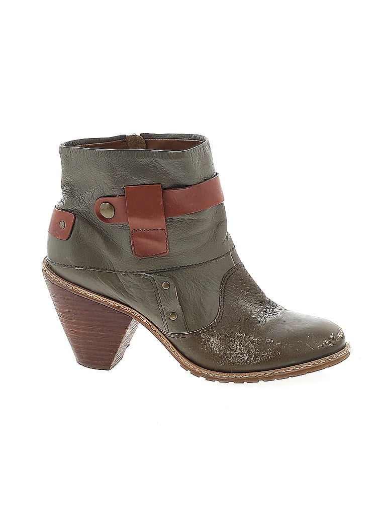 Lucky Penny Green Ankle Boots Size 10 - 67% off | ThredUp