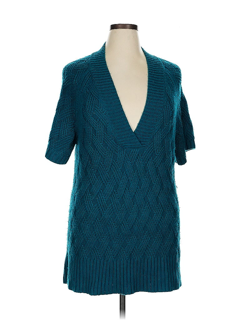 a.n.a. A New Approach 100% Acrylic Teal Pullover Sweater Size 1X (Plus ...