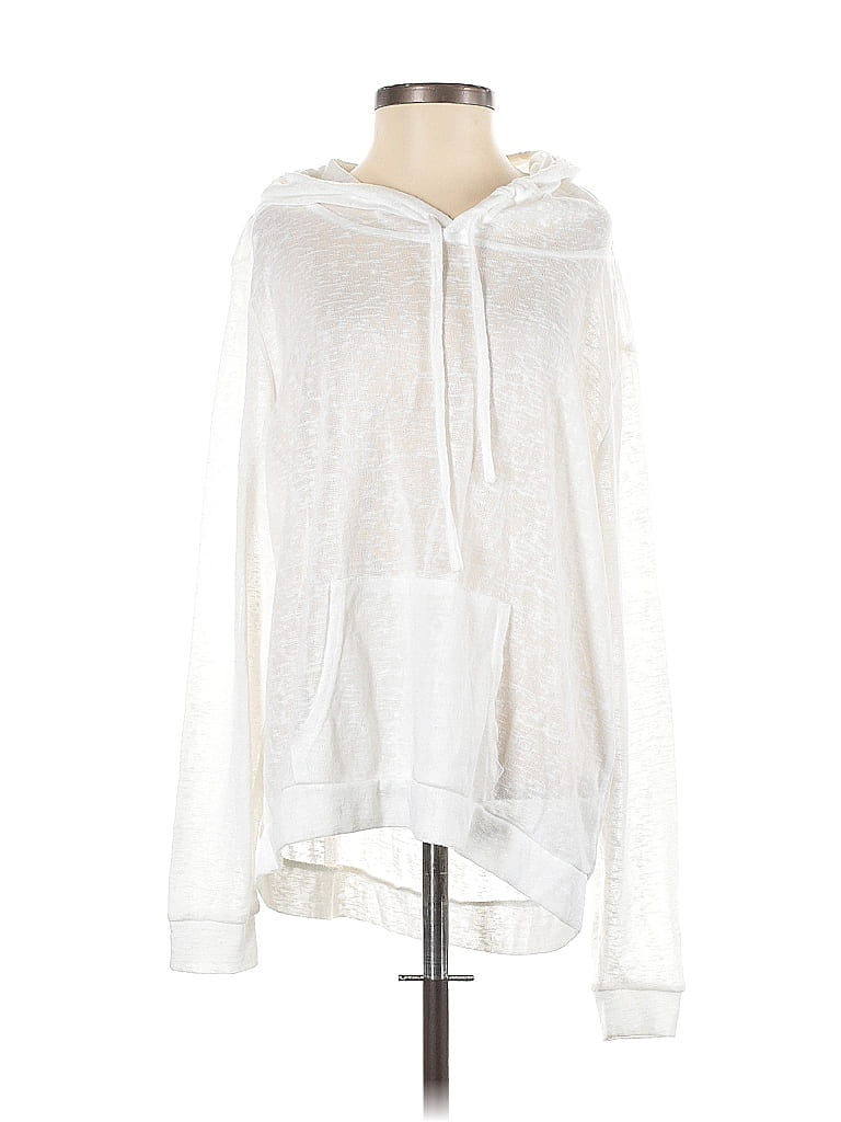 Weatherproof 100% Polyester White Pullover Hoodie Size S - 69% off ...