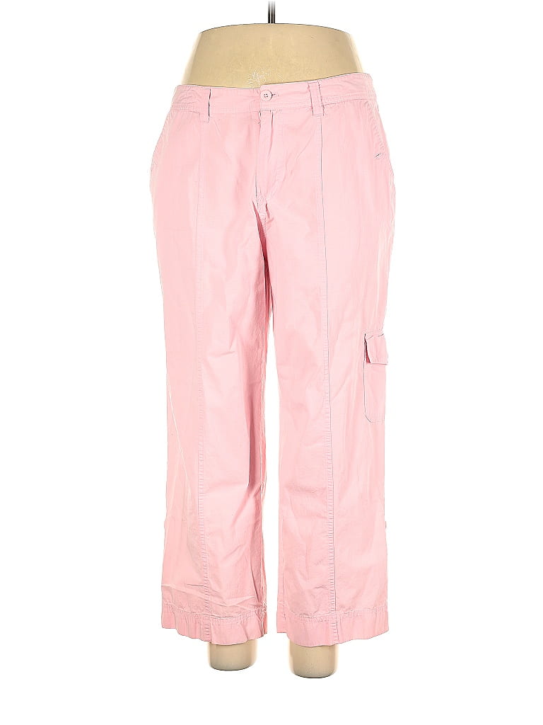 Basic Editions Pink Cargo Pants Size 16 - 32% off | ThredUp