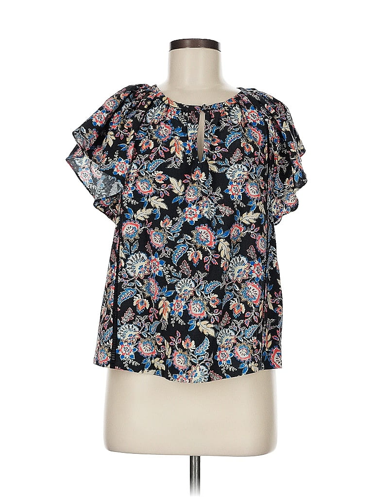 Roan + Ryan Black Short Sleeve Blouse Size M - 70% off | ThredUp