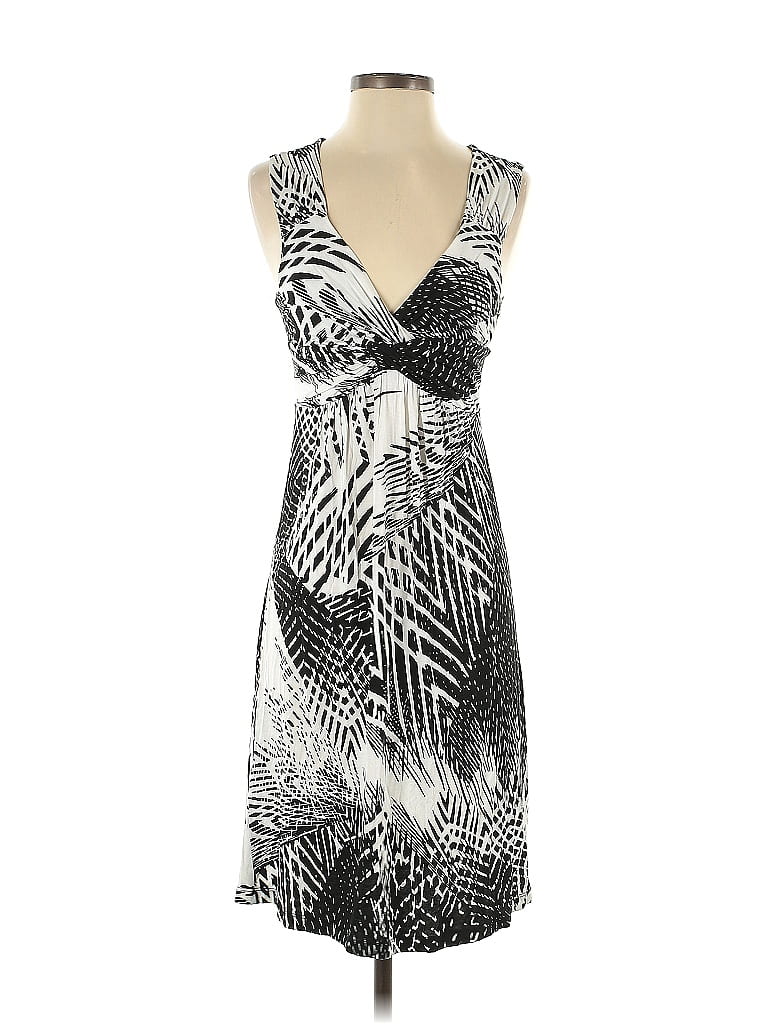 Spense Graphic Silver Cocktail Dress Size S - 72% off | ThredUp