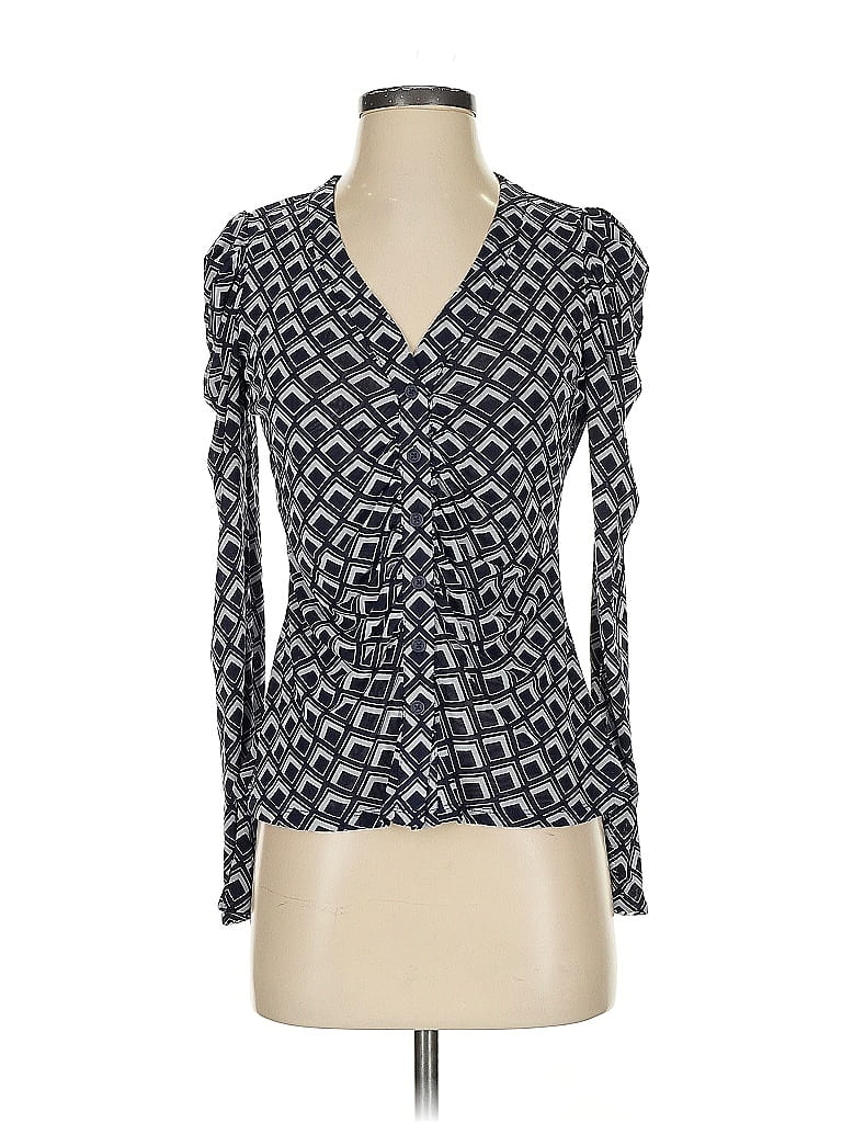 Halogen Blue Long Sleeve Blouse Size XS - 50% off | ThredUp