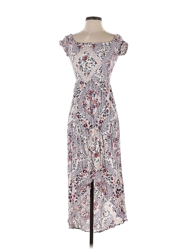 American Rag Cie 100% Rayon Paisley Gray Casual Dress Size S - 62% off ...