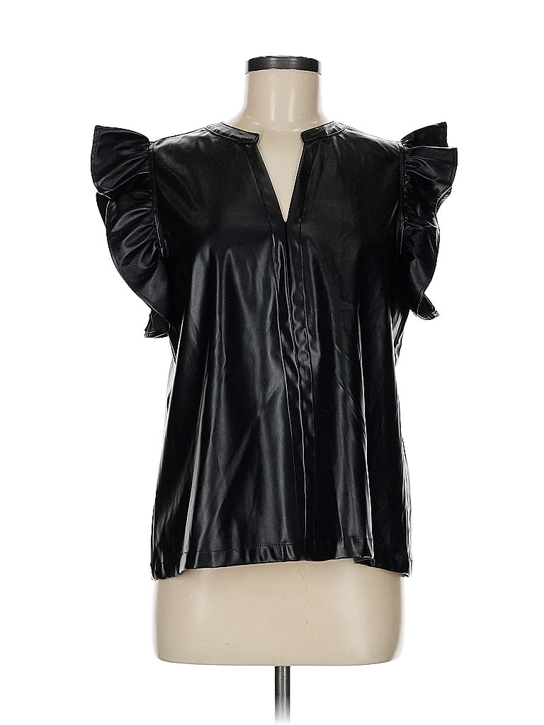 Jodifl Black Short Sleeve Blouse Size M - 20% off | ThredUp