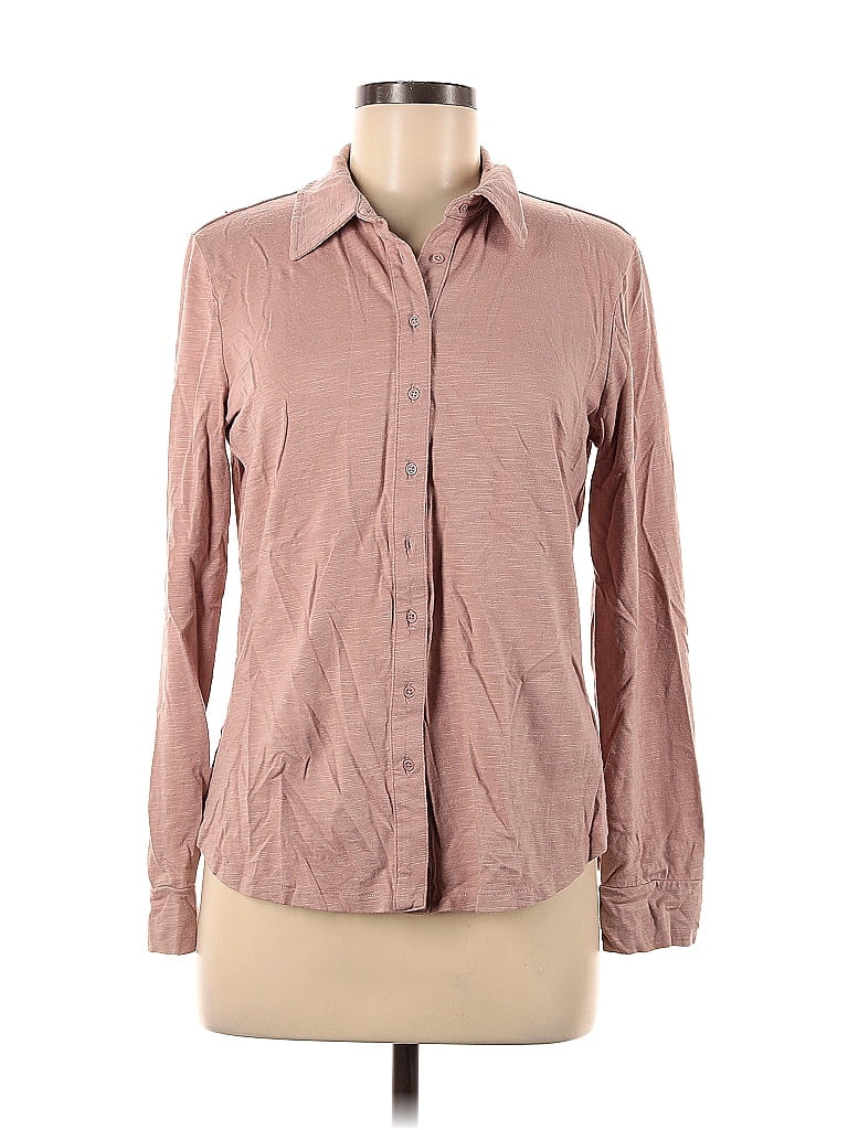 Gap Pink Long Sleeve Button-Down Shirt Size M - 76% off | ThredUp