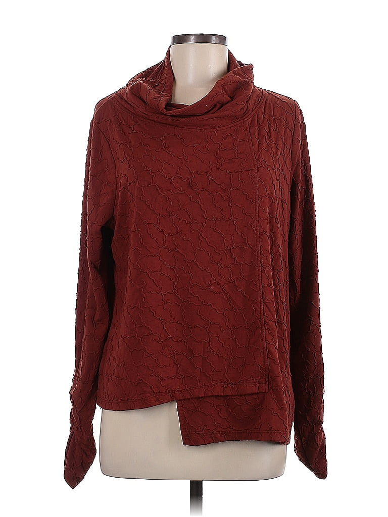 Lisa Bayne Burgundy Turtleneck Sweater Size M - 60% off | ThredUp