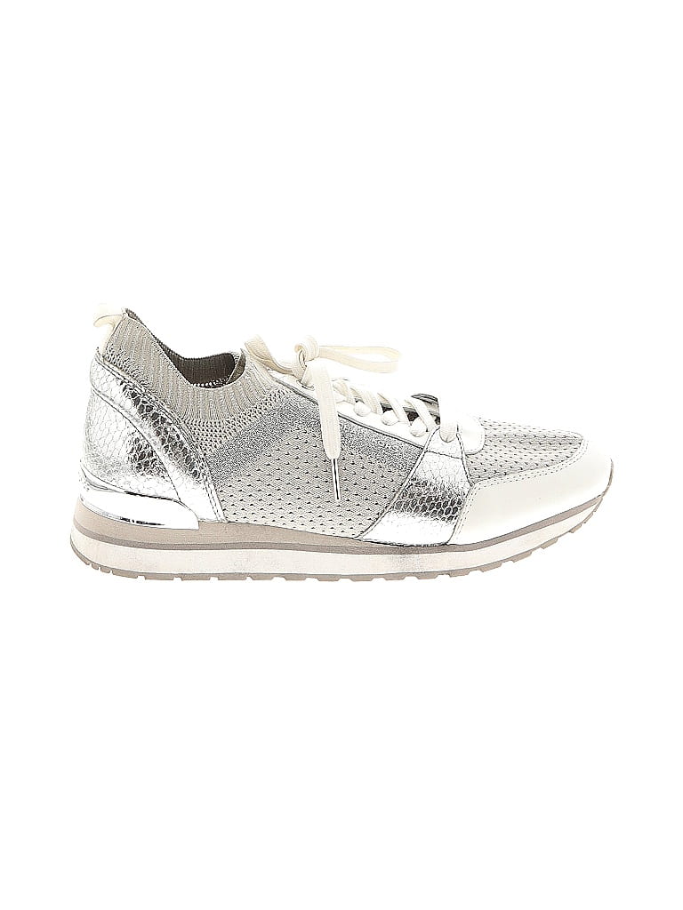 MICHAEL Michael Kors Metallic Silver Sneakers Size 9 - 70% off | ThredUp