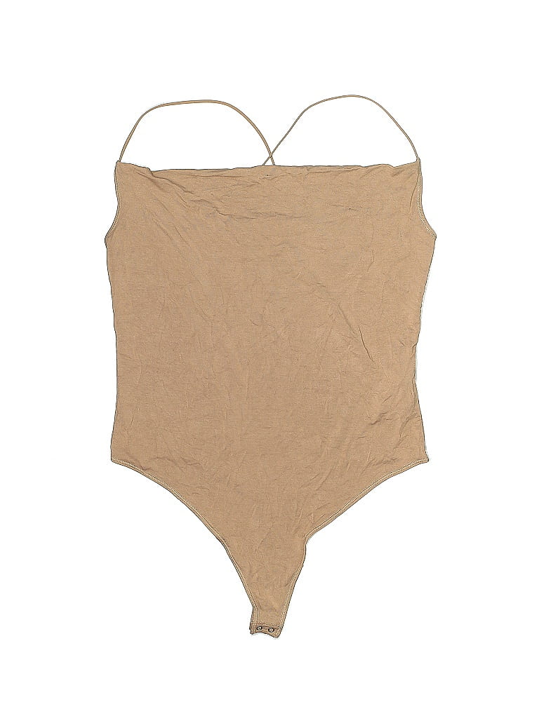 Abercrombie & Fitch Solid Tan One Piece Swimsuit Size L - 72% off | ThredUp