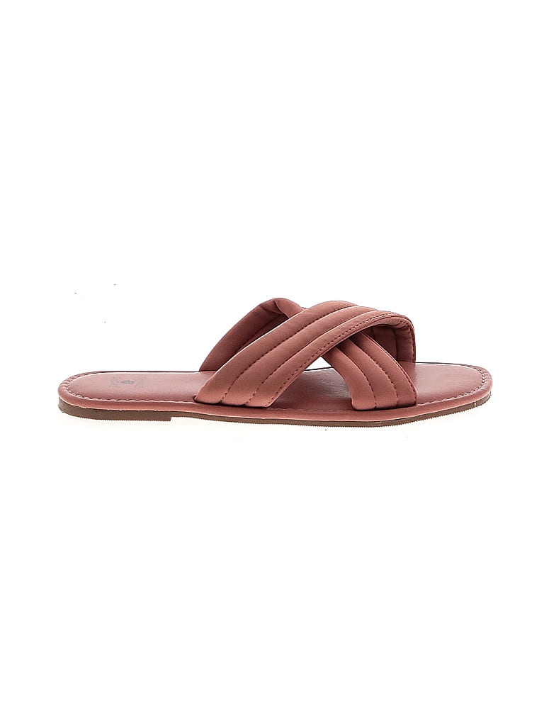 Shade & Shore Burgundy Pink Sandals Size 7 - 54% off | ThredUp