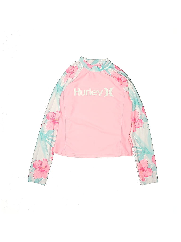 Hurley Pink Rash Guard Size L (Youth) - 65% off | ThredUp