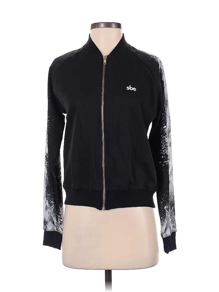 Goldsheep Graphic Black Track Jacket Size S - 70% off | ThredUp