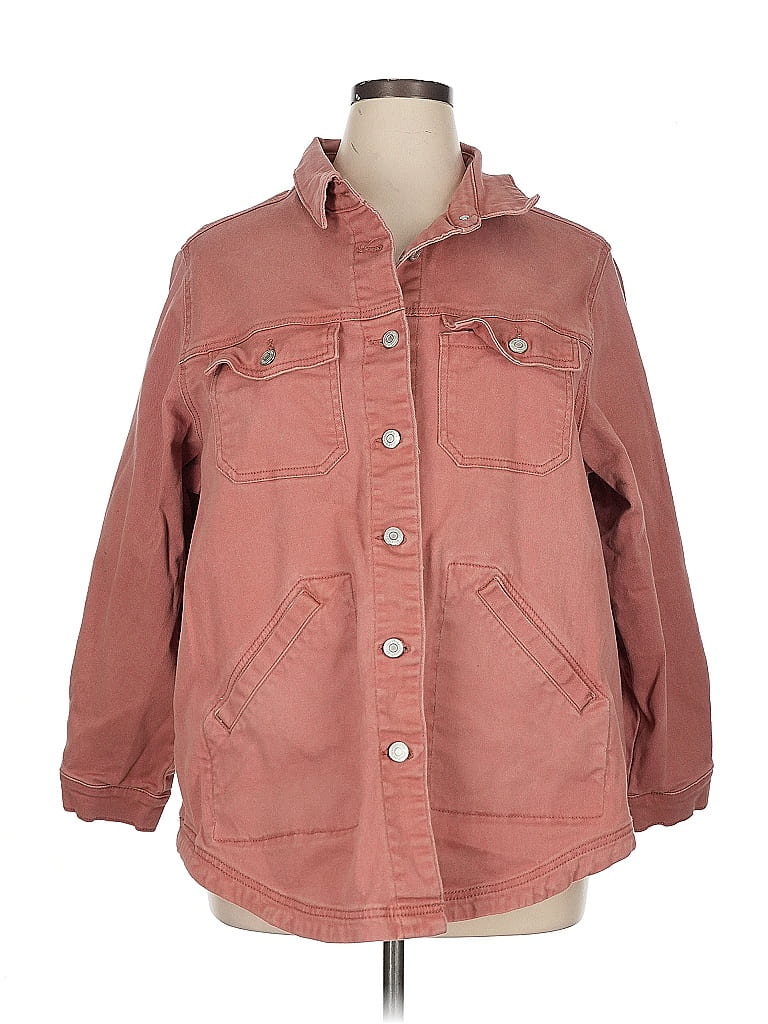 Terra & Sky Pink Jacket Size 1X (Plus) - 37% off | ThredUp
