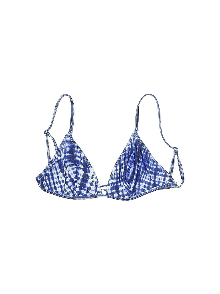Solid & Striped Checkered-gingham Blue Swimsuit Top Size L - 77% off ...