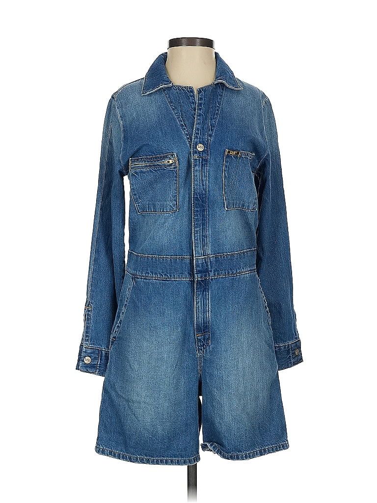 Lee 100% Cotton Blue Romper Size XS - 62% off | ThredUp